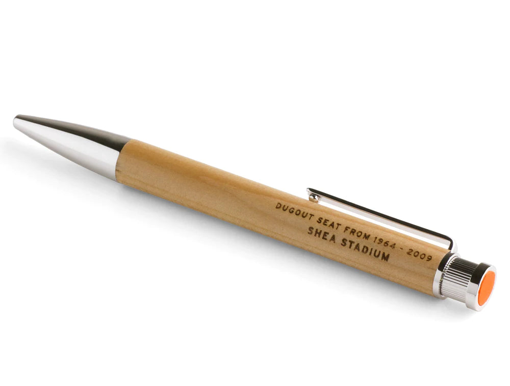 Wooden Rollerball Pen | New York Mets Dugout Bench Pen | RetroSport ...